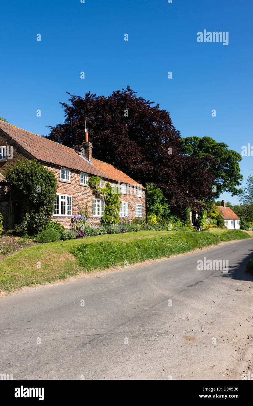 Holme on the Wolds village, East Riding of Yorkshire, England Stock ...