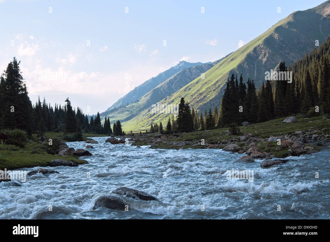 Kyrgyzstan river stream hi-res stock photography and images - Alamy
