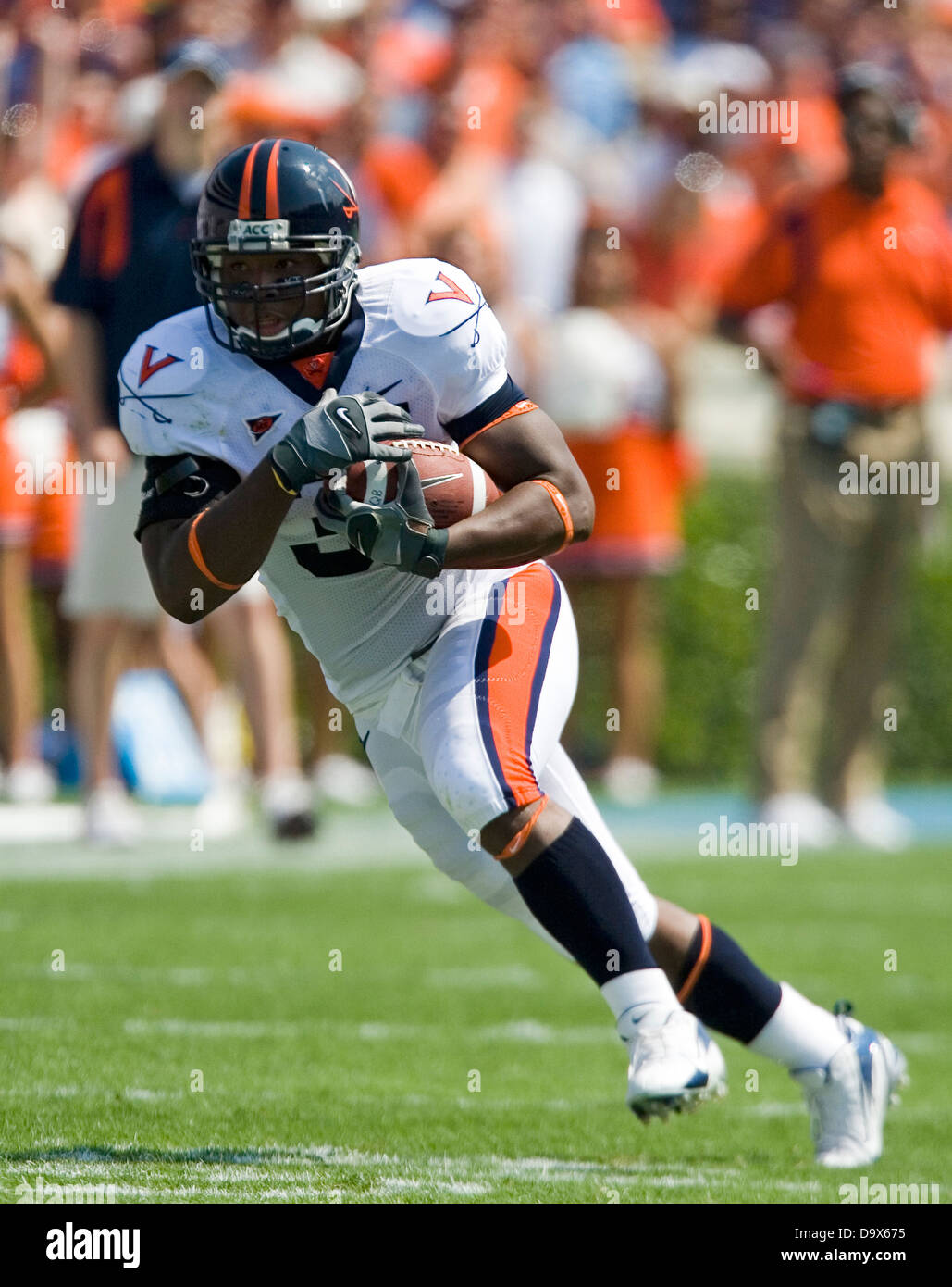 Virginia fullback Rashawn Jackson (31) at Kenan Memorial Stadium in ...