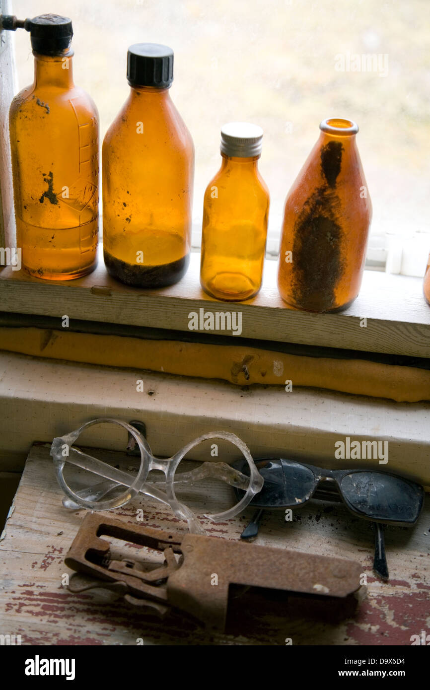 Items left behind in the abandoned town of Qullissat, Disko Island ...