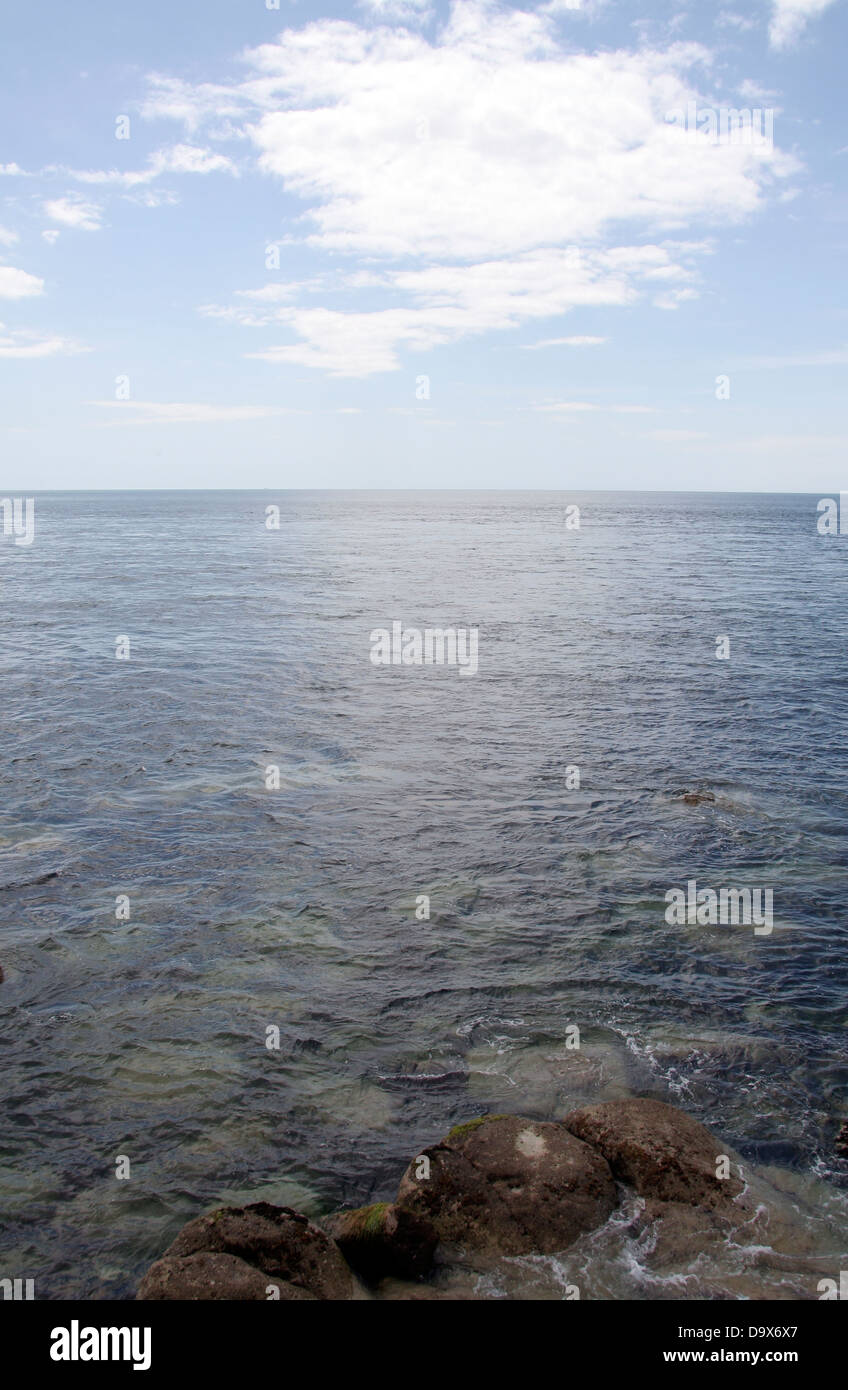 Sun gleaming on sea Isle of Portland Dorset England UK Stock Photo - Alamy