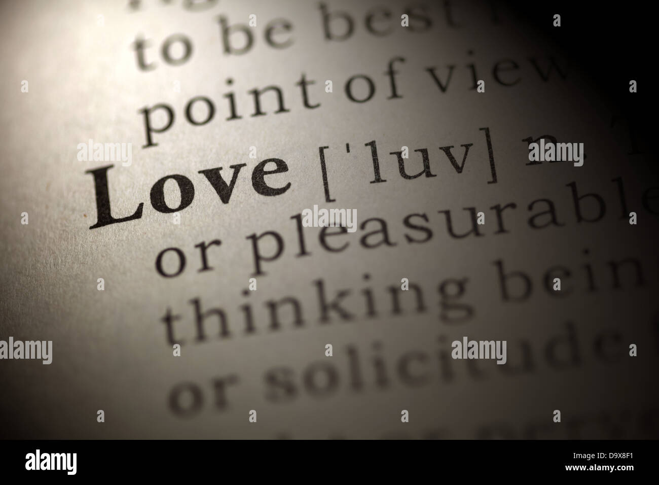 Definition of love hi-res stock photography and images - Alamy