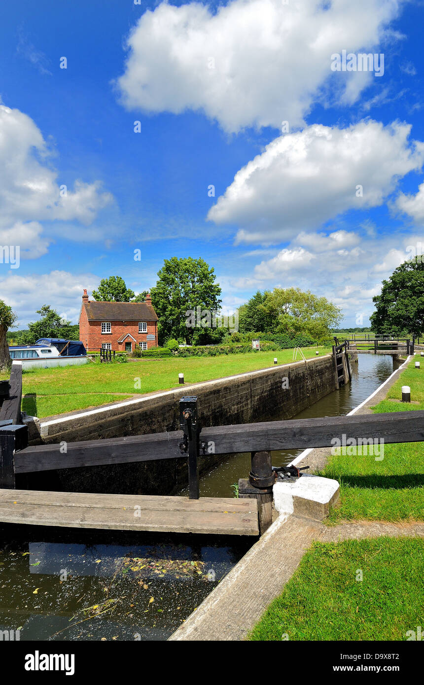 River Wey navigation at Ripley Surrey Stock Photo - Alamy