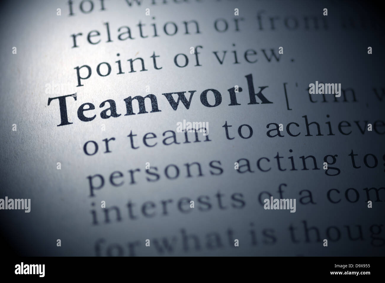 Teamwork word hi-res stock photography and images - Alamy
