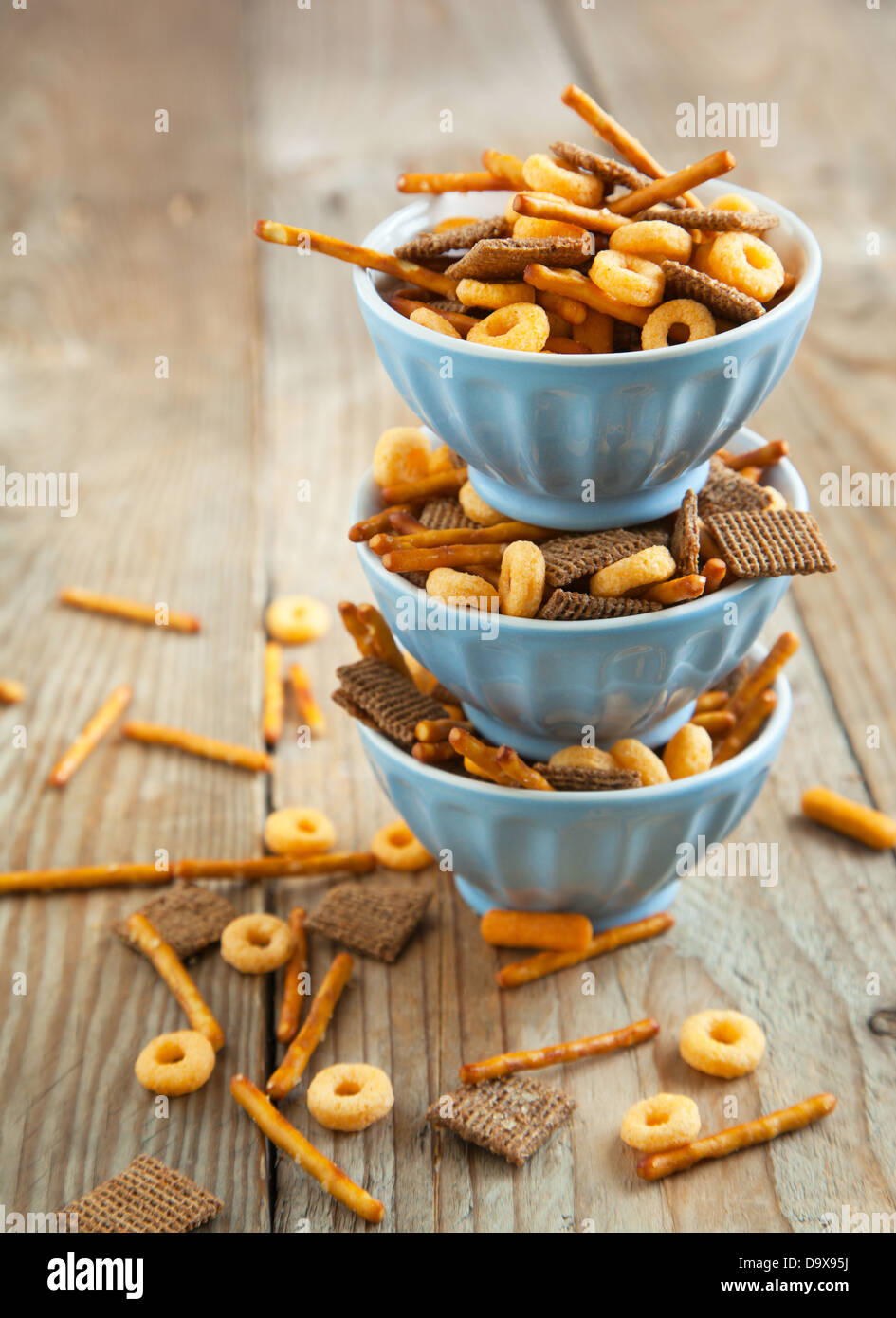 Snack mix. Salty treat for snacking Stock Photo - Alamy