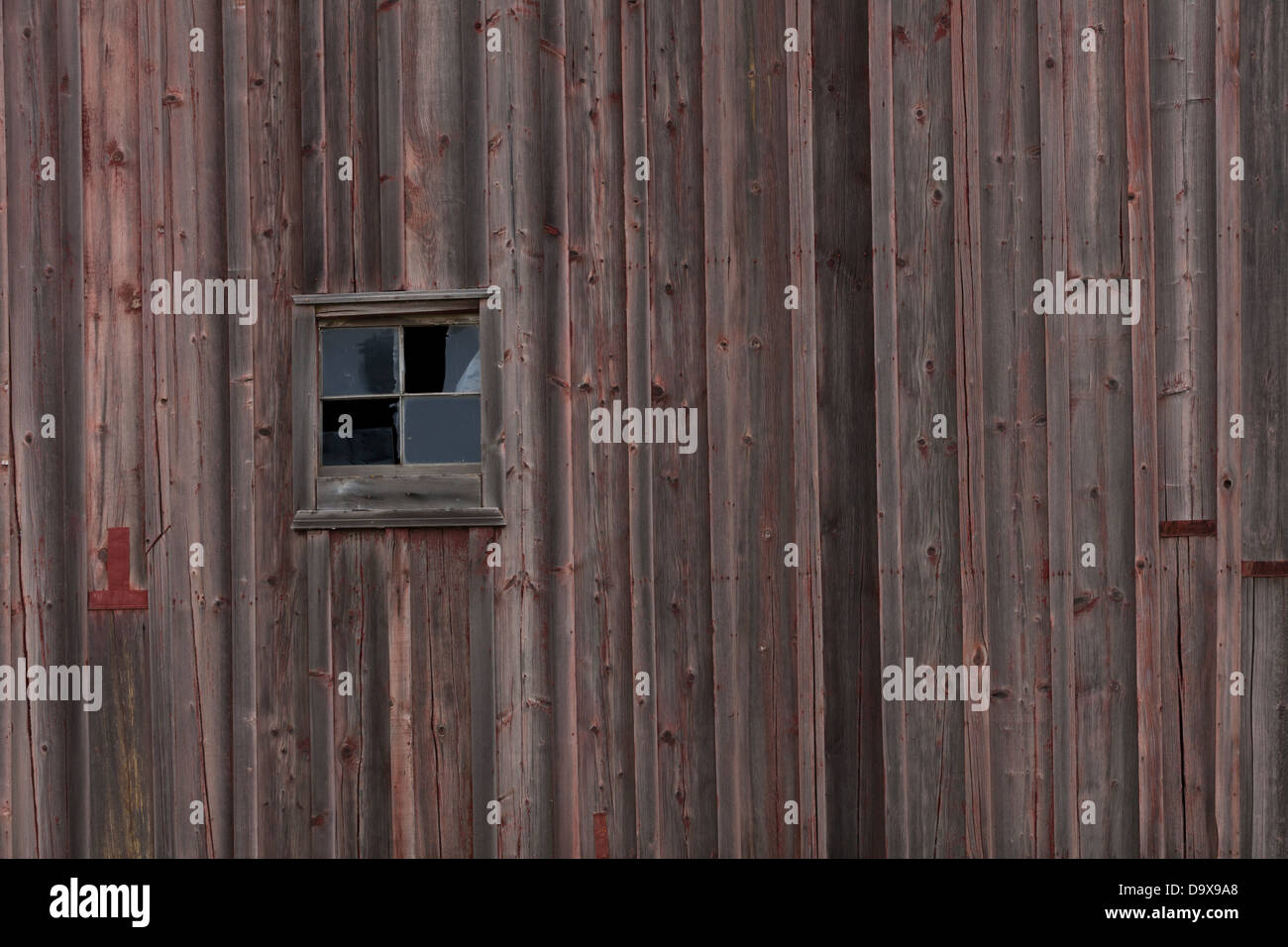 Windows on a very old wood building Stock Photo - Alamy
