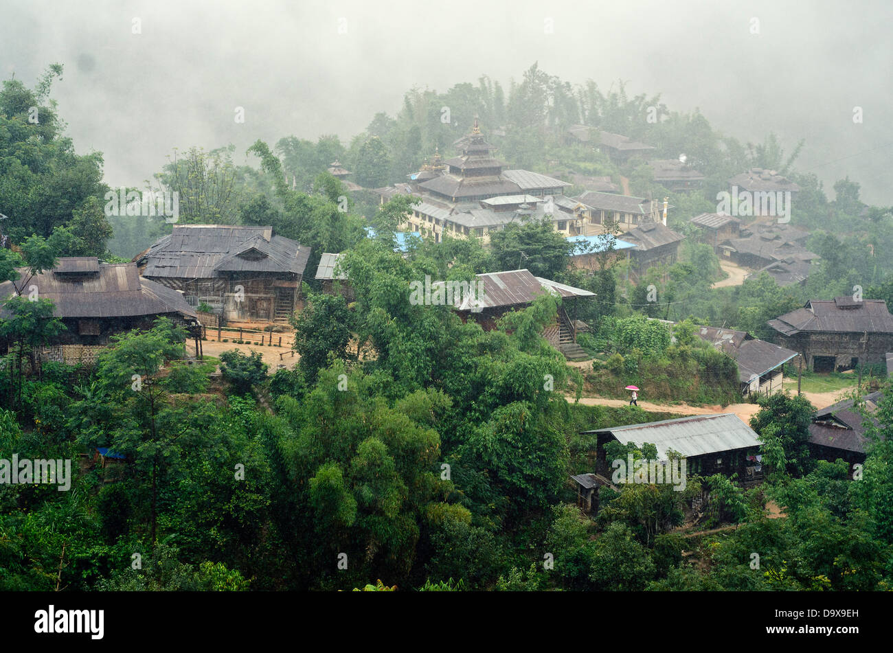 Northern shan trekking myanmar village hi-res stock photography and ...