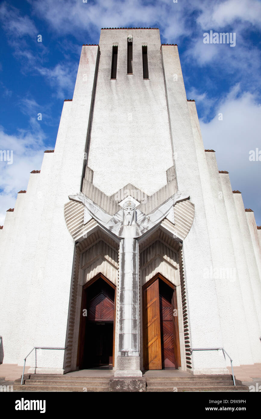 A Modern Church Building; Abbeyleix, County Laois, Ireland Stock Photo ...