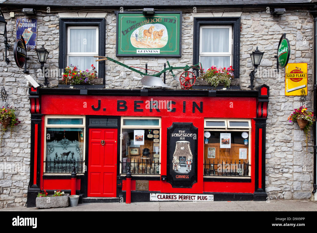 J. Bergin Pub; County Kerry, Ireland Stock Photo - Alamy