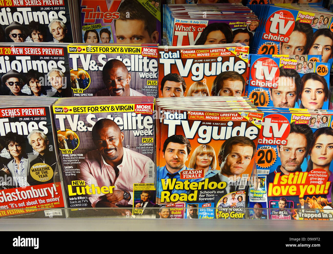 Television magazines hi-res stock photography and images - Alamy