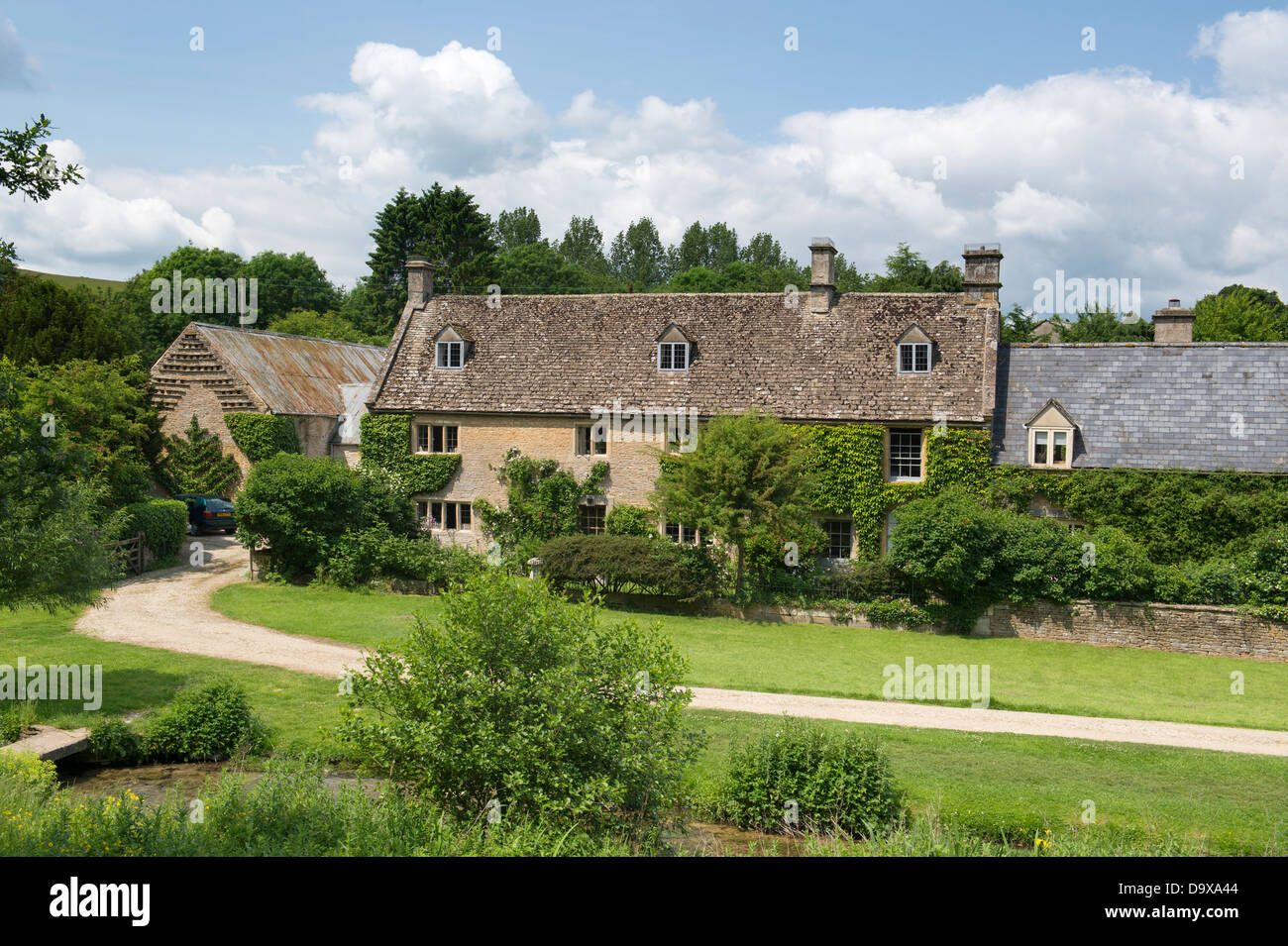 Upper Slaughter. Cotswolds, Gloucestershire, England Stock Photo - Alamy