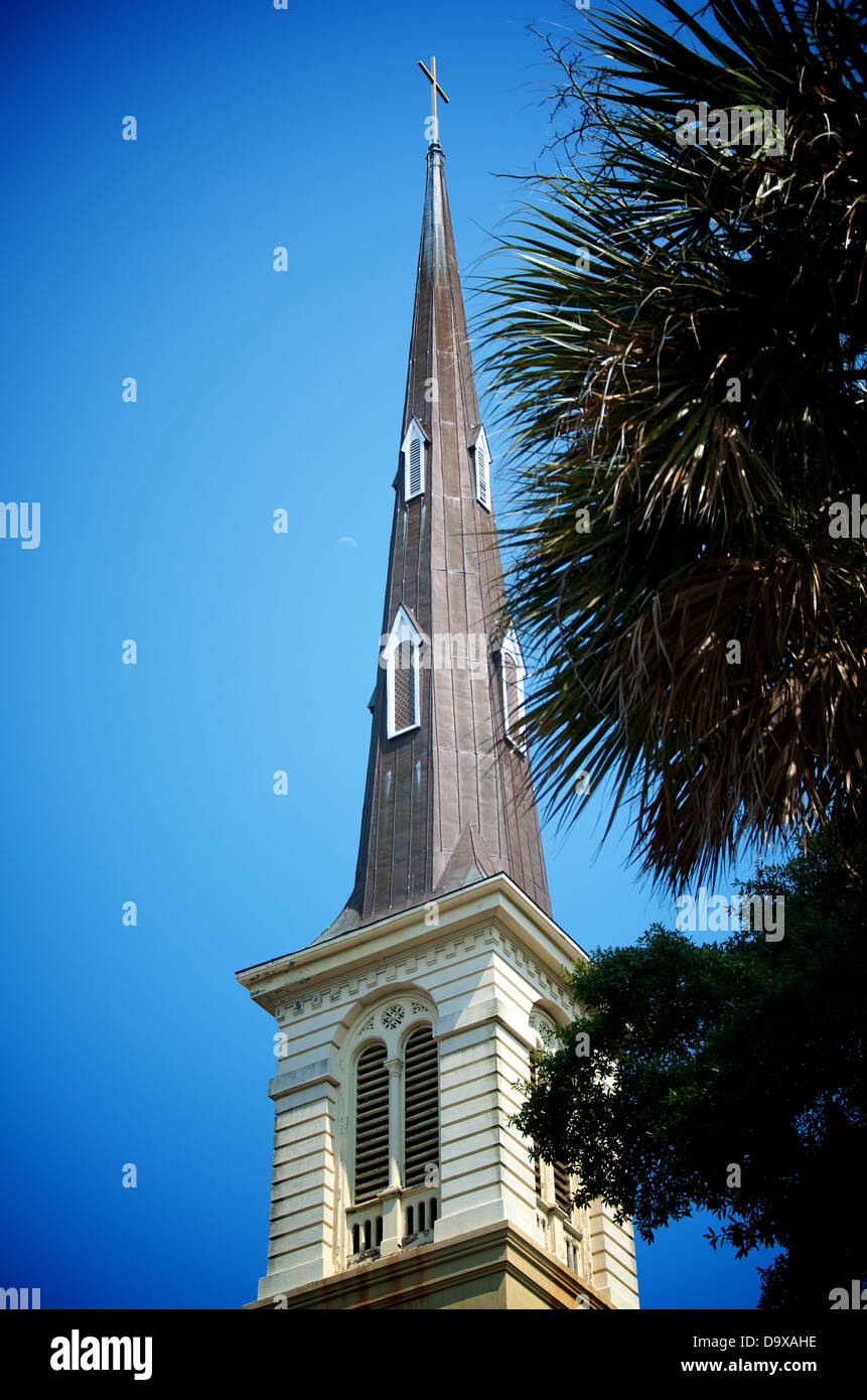Charleston sc steeple church hi-res stock photography and images - Alamy