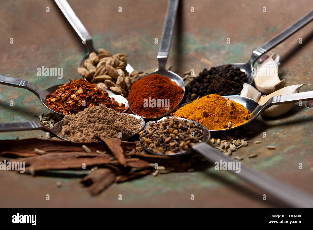 Indian silver spoons hi-res stock photography and images - Alamy