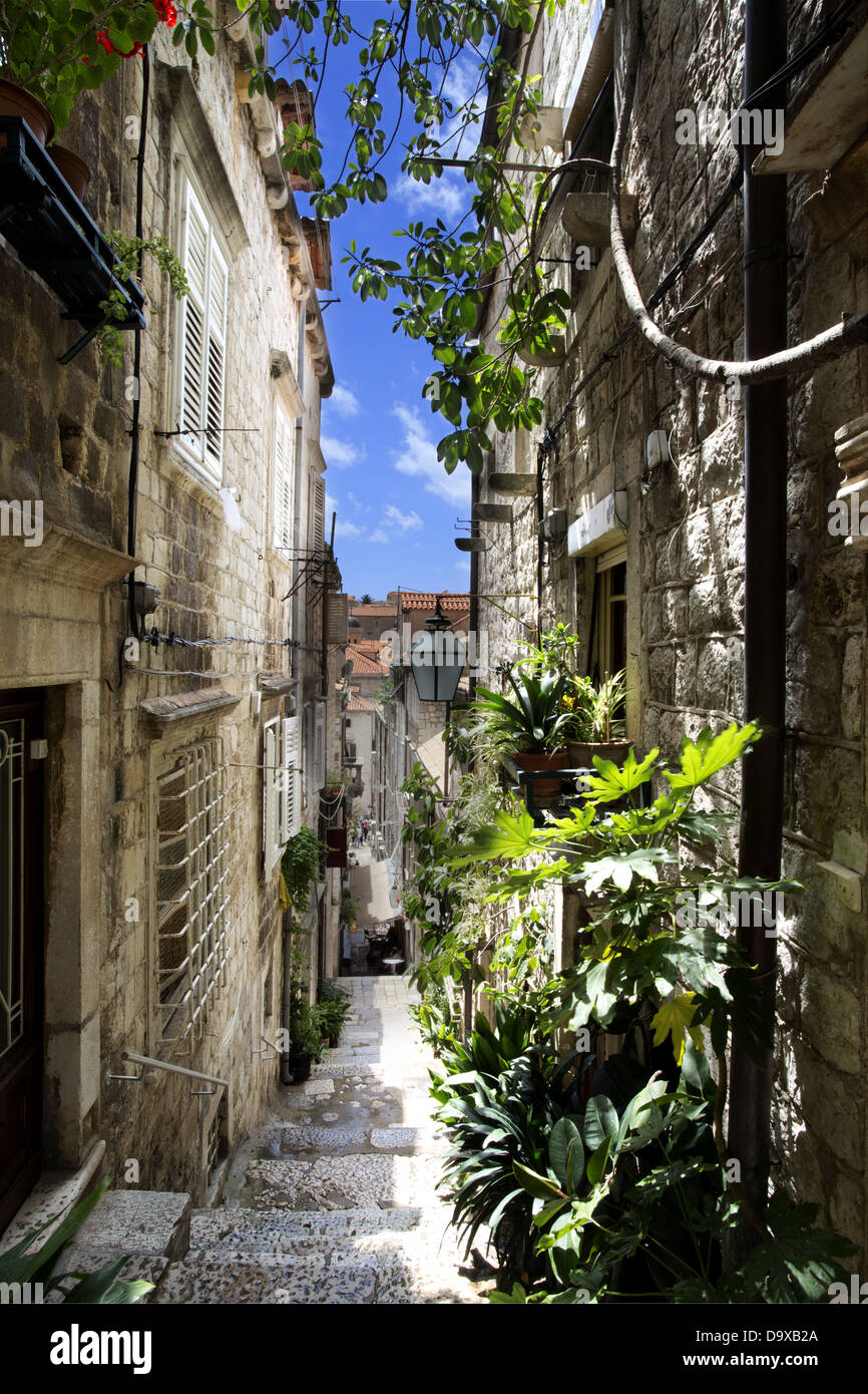 Small side alley hi-res stock photography and images - Alamy