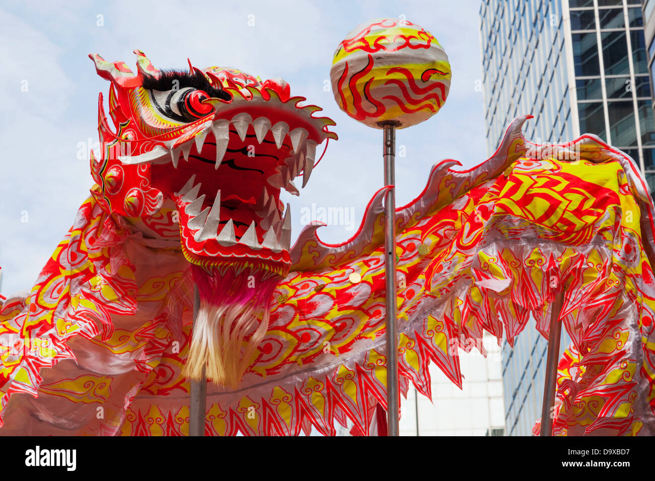 China, Hong Kong, Dragon Dance Stock Photo - Alamy
