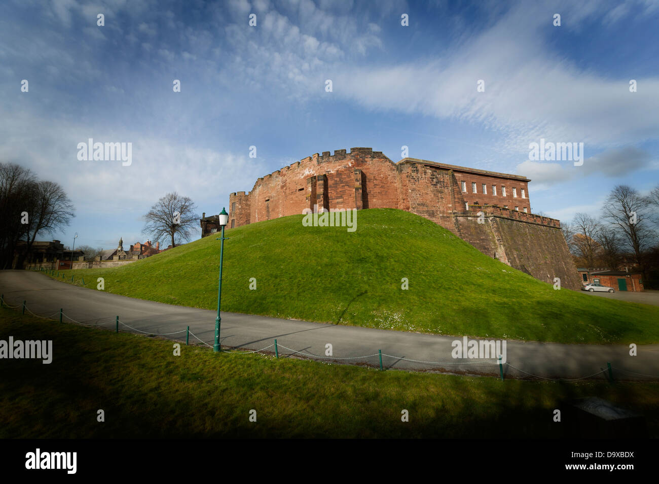 Chester Castle built from sandstone by William the Conqueror Stock ...