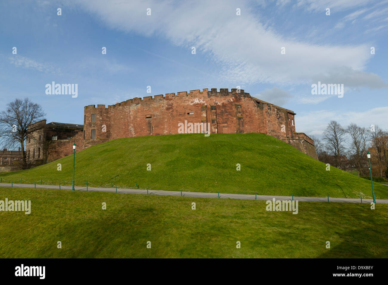 Chester Castle built from sandstone by William the Conqueror Stock ...