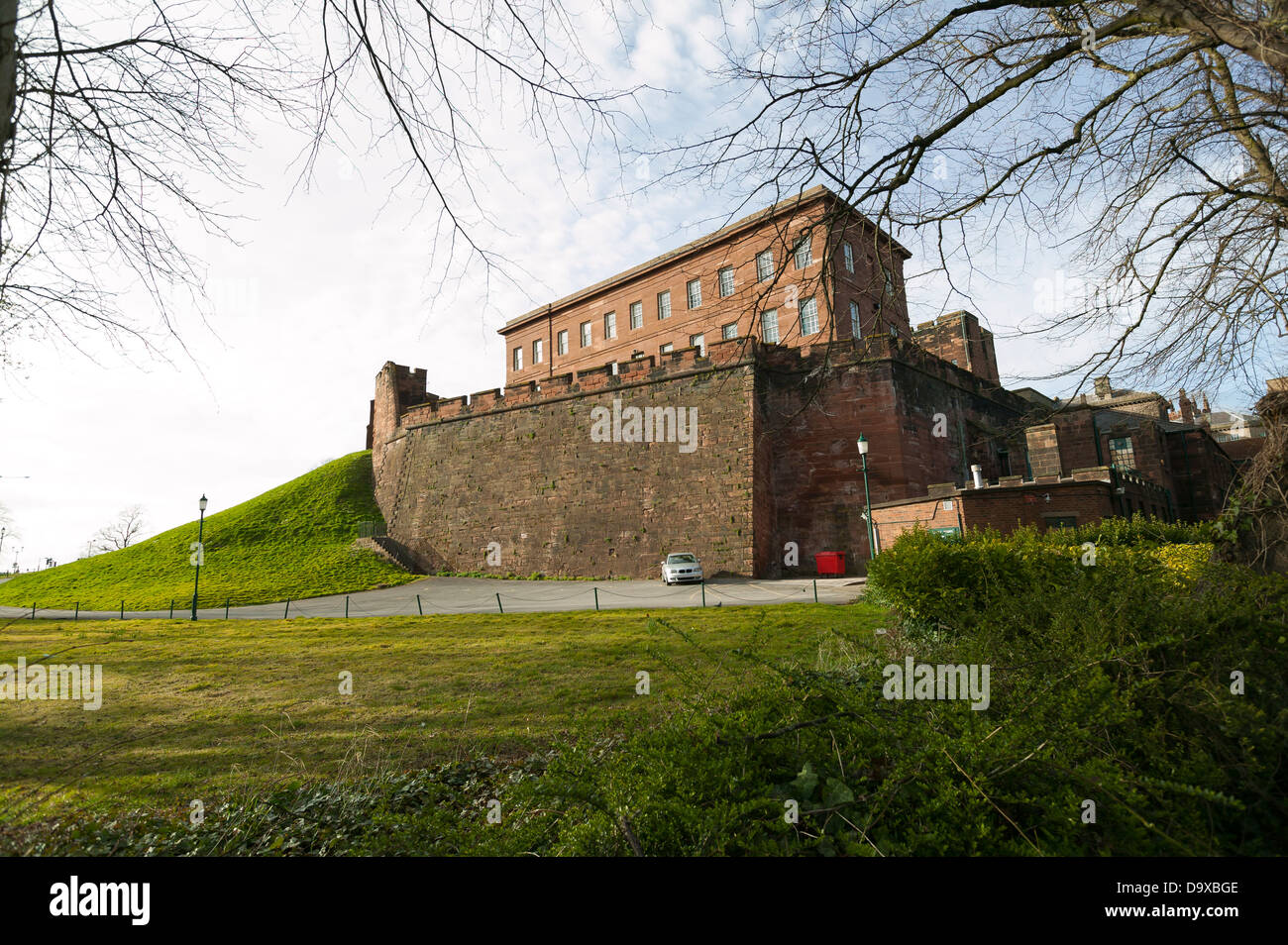 Chester Castle built from sandstone by William the Conqueror Stock ...