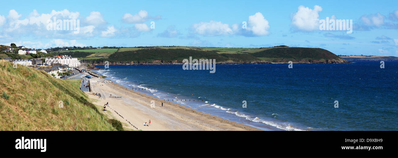 Beach Along The Coast; Ardmore, County Waterford, Ireland Stock Photo ...