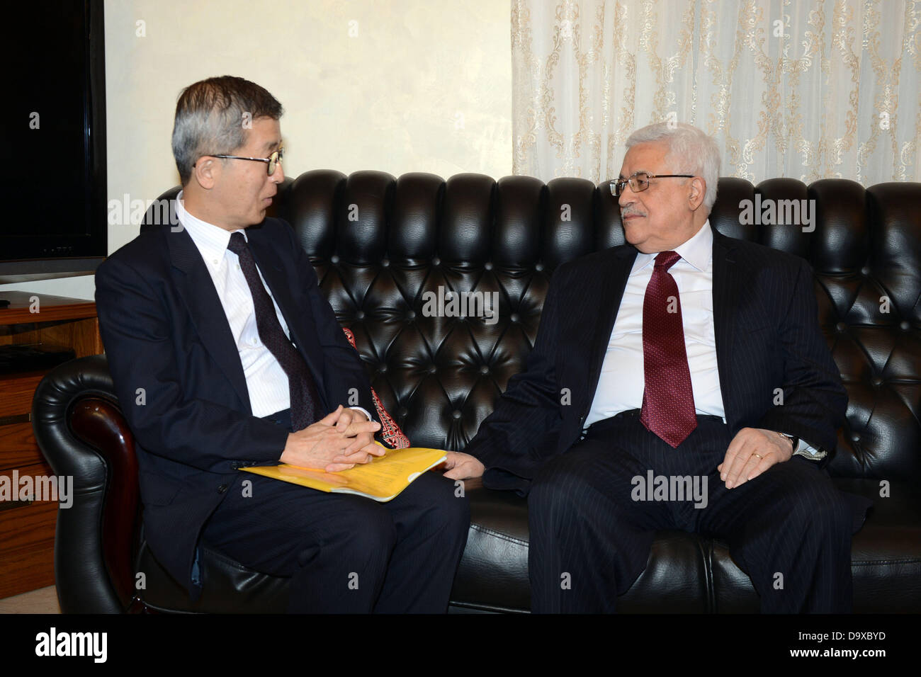 June 27, 2013 - Amman, Amman, Jordan - Palestinian President Mahmoud ...