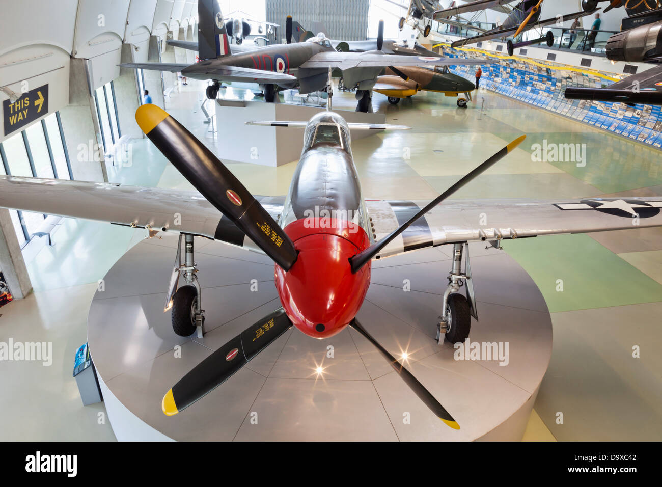 UK, England, London, Hendon, The Royal Airforce Museum, Display of ...