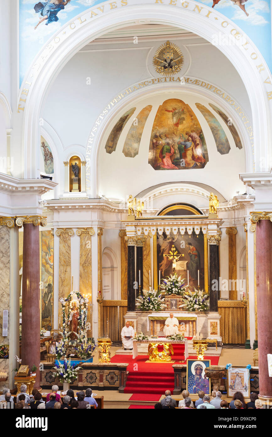 UK, England, London, Clerkenwell, St Peter's Italian Church Stock Photo ...