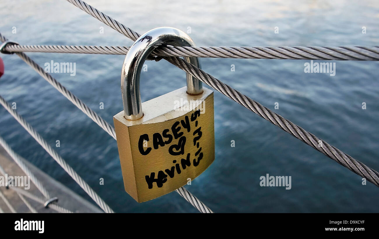 Hanging locks on brooklyn hi-res stock photography and images - Alamy