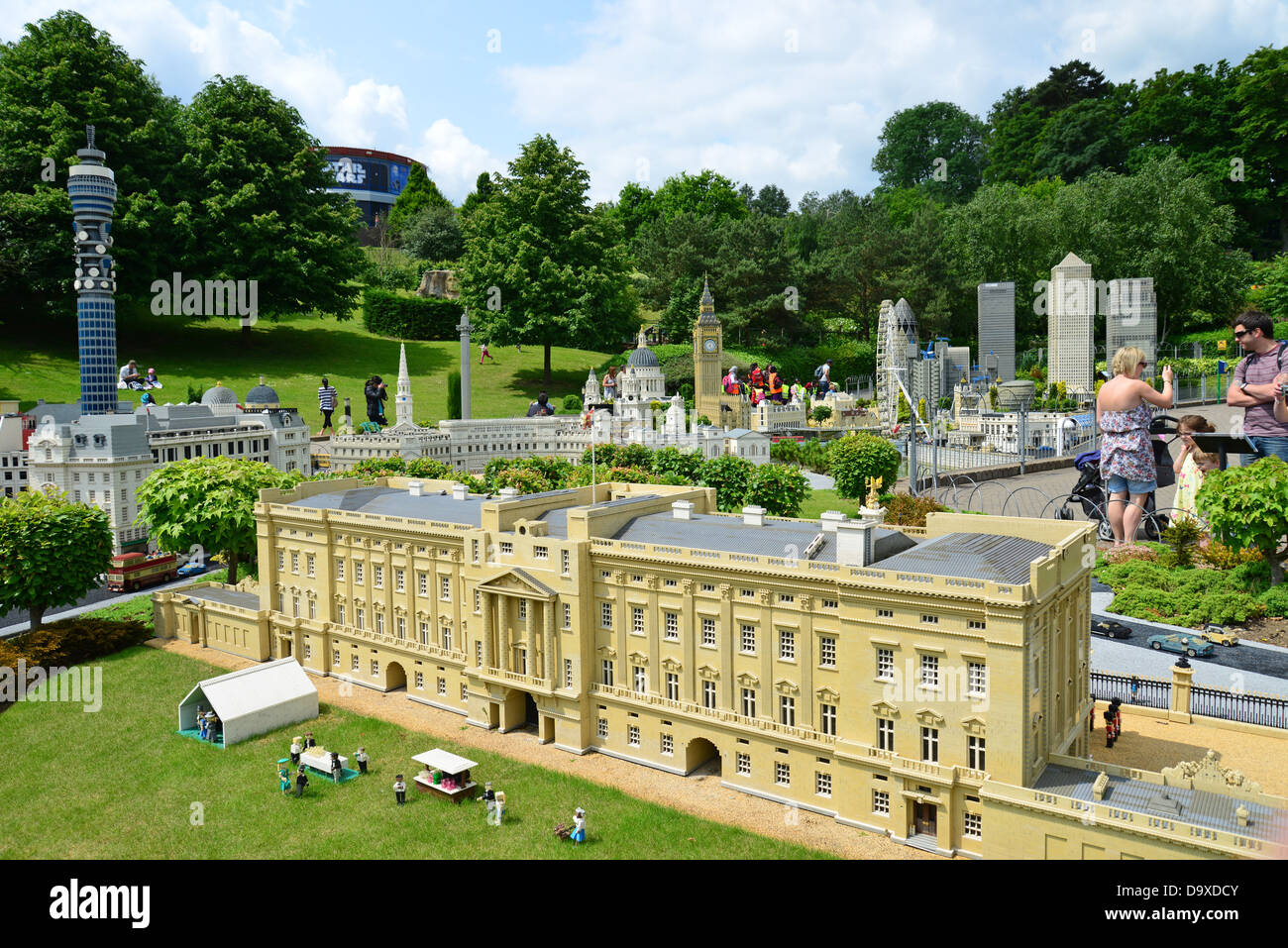 Buckingham Palace, London scene at 'Miniland', Legoland Windsor Resort ...