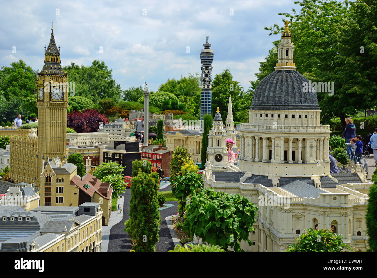 City of London scene at 'Miniland', Legoland Windsor Resort, Windsor ...
