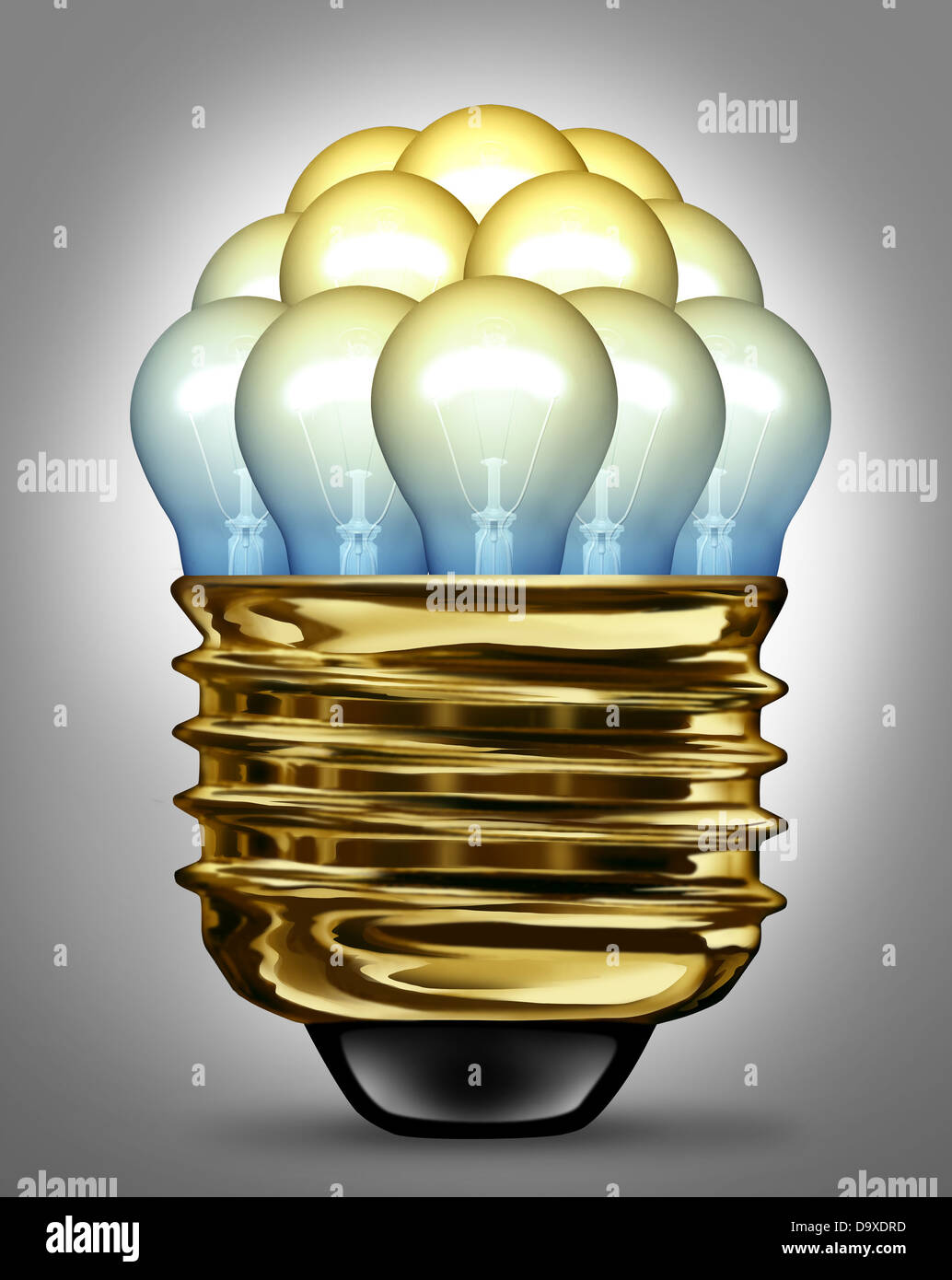 Ideas organization group and creativity partnership concept with ...