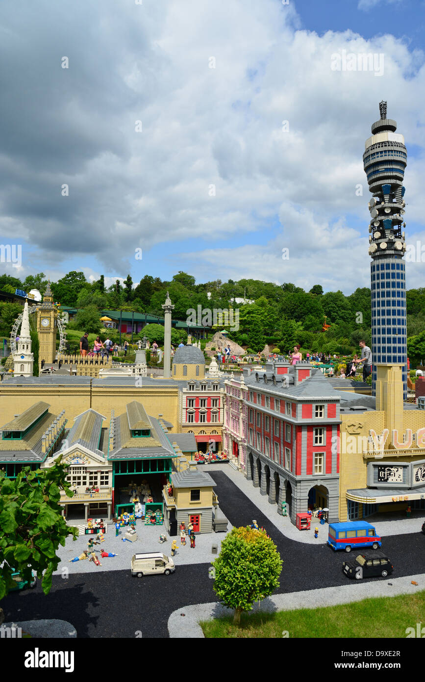 City of London scene at 'Miniland', Legoland Windsor Resort, Windsor ...