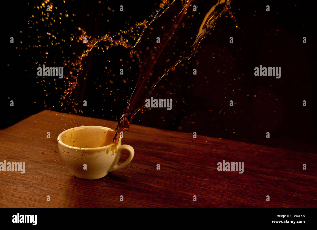 Coffee Cup crash Stock Photo - Alamy
