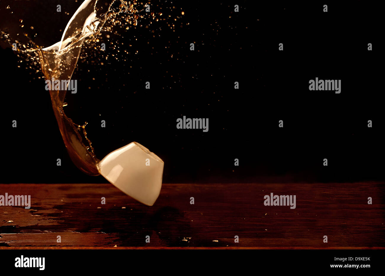 Coffee Cup crash Stock Photo - Alamy