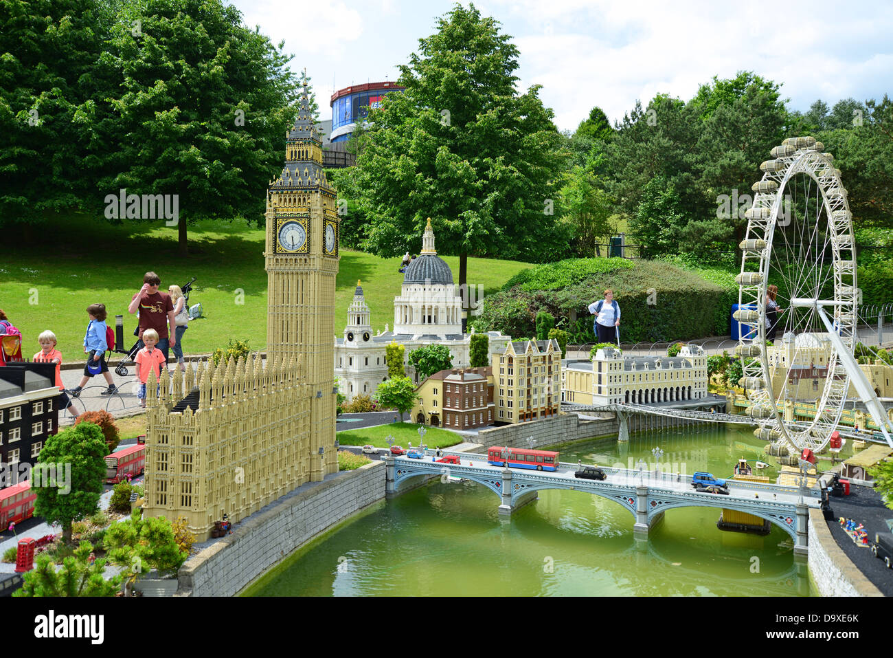 City of London scene at 'Miniland', Legoland Windsor Resort, Windsor ...