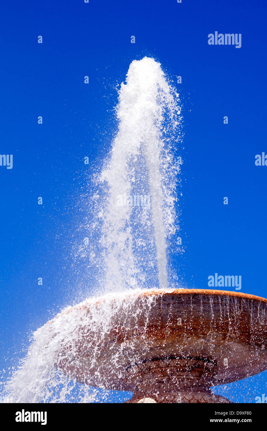 fountain of water in Michigan Stock Photo - Alamy