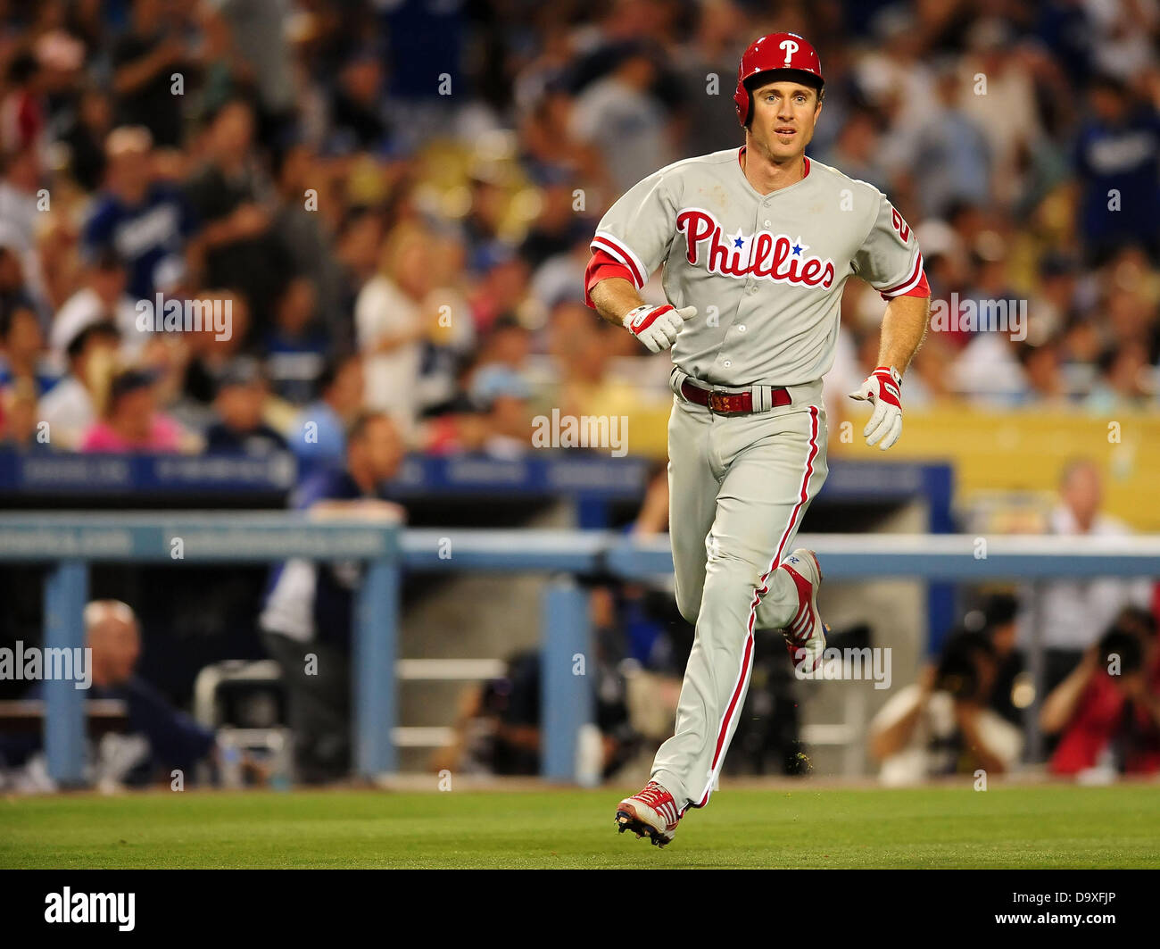 Los Angeles, CA. USA. June 27, 2013. Philadelphia Phillies second ...