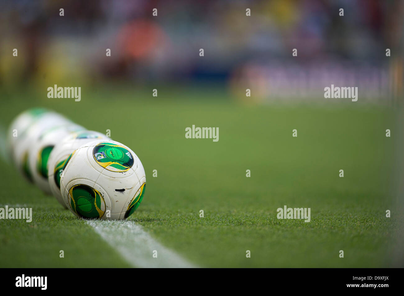 Cafusa, JUNE 27, 2013 - Football / Soccer : A general view of the match ...