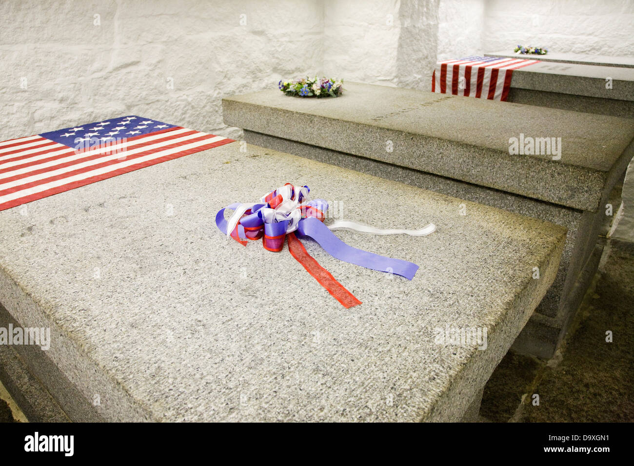 Burial vault tomb John Quincy Adams 6th President his wife Louisa ...