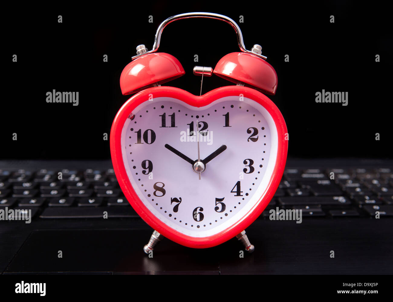 Laptop clock hi-res stock photography and images - Alamy