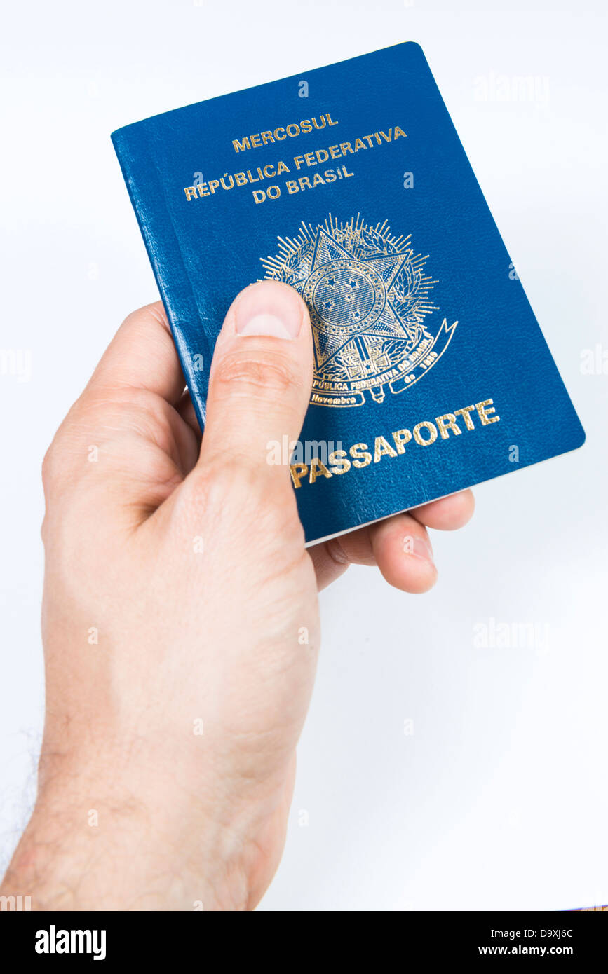 New passport brazil hi-res stock photography and images - Alamy
