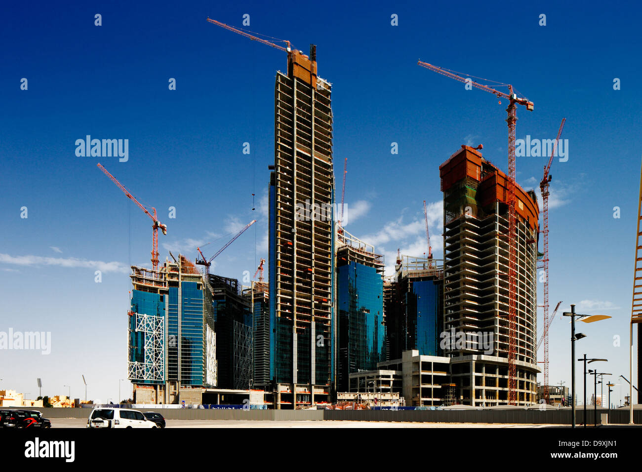 Doha, the capital of Qatar, is rapidly expanding it's infrastructure as ...