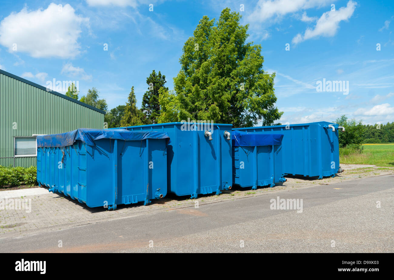 Delivering waste containers hi-res stock photography and images - Alamy
