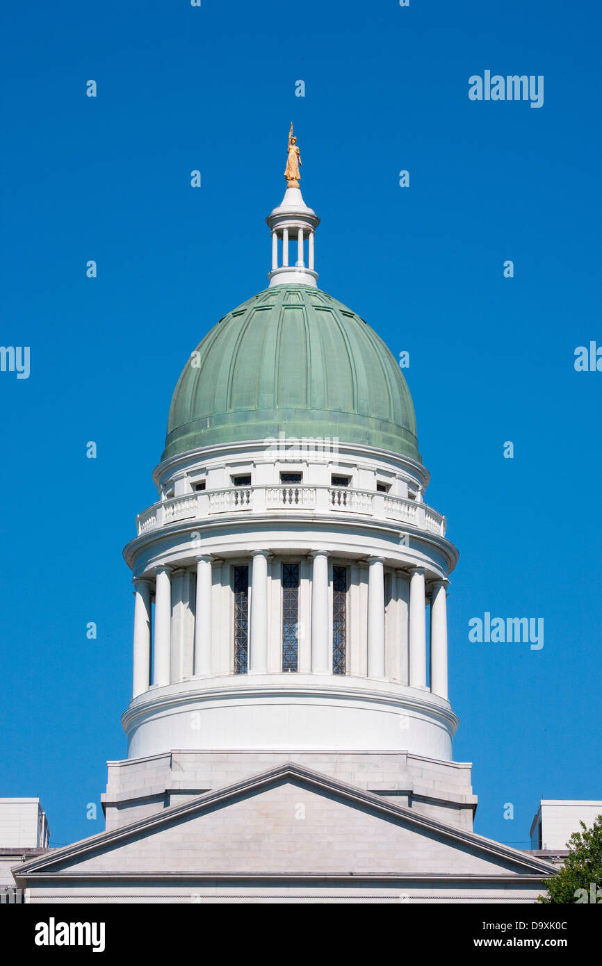 Historic Maine State Capitol Building, Augusta Maine, the state capital ...