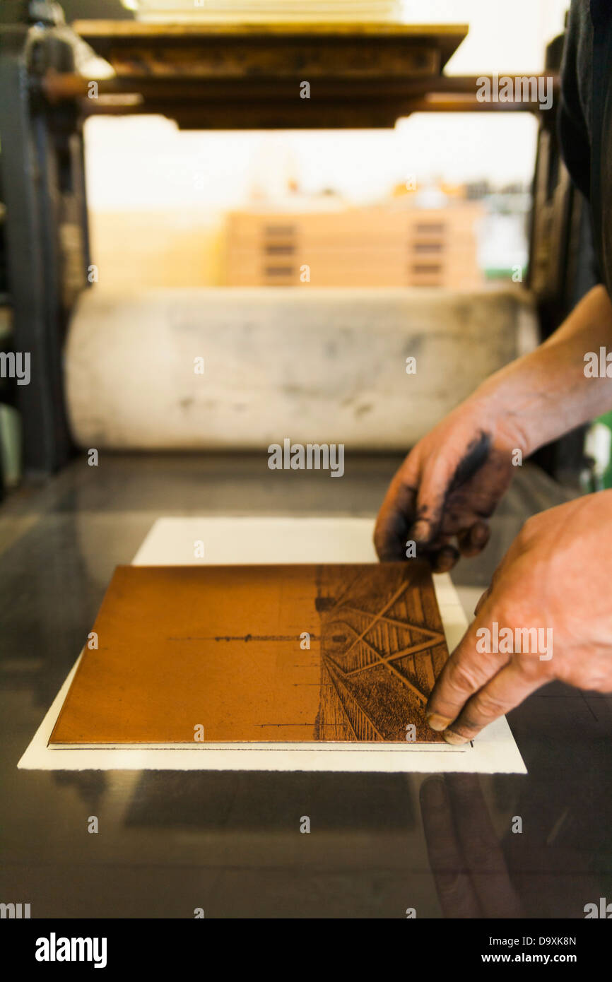 Copperplate hand hi-res stock photography and images - Alamy