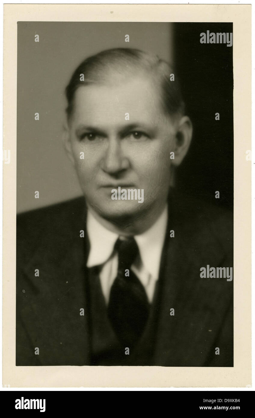 A formal portrait of Senator W. A. Williams, taken as part of the ...