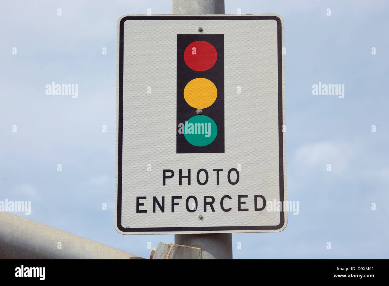 Road sign says 'Photo Enforced' Stock Photo - Alamy