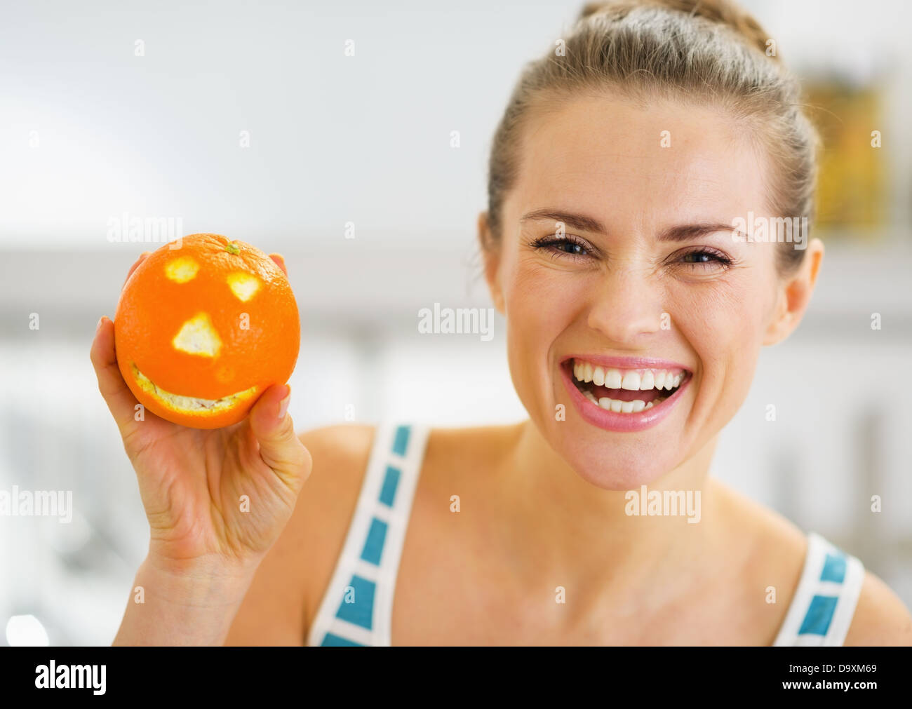 Funny fruits woman hi-res stock photography and images - Alamy