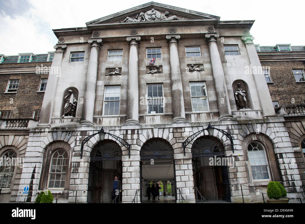 Entrance through Counting House Corridor at Guy's Hospital in London UK ...