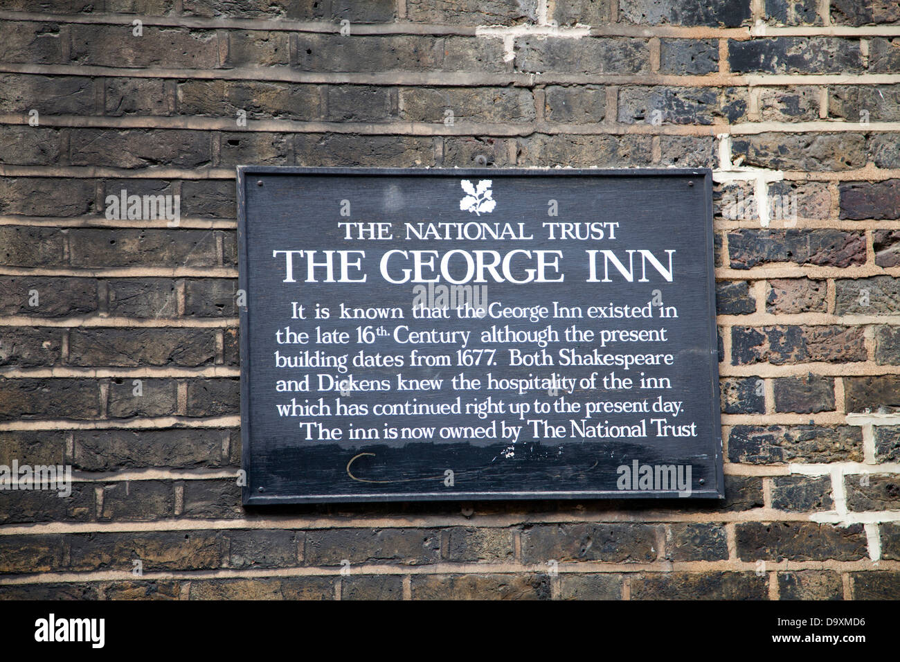George Inn Pub in Southwark - London UK Stock Photo - Alamy
