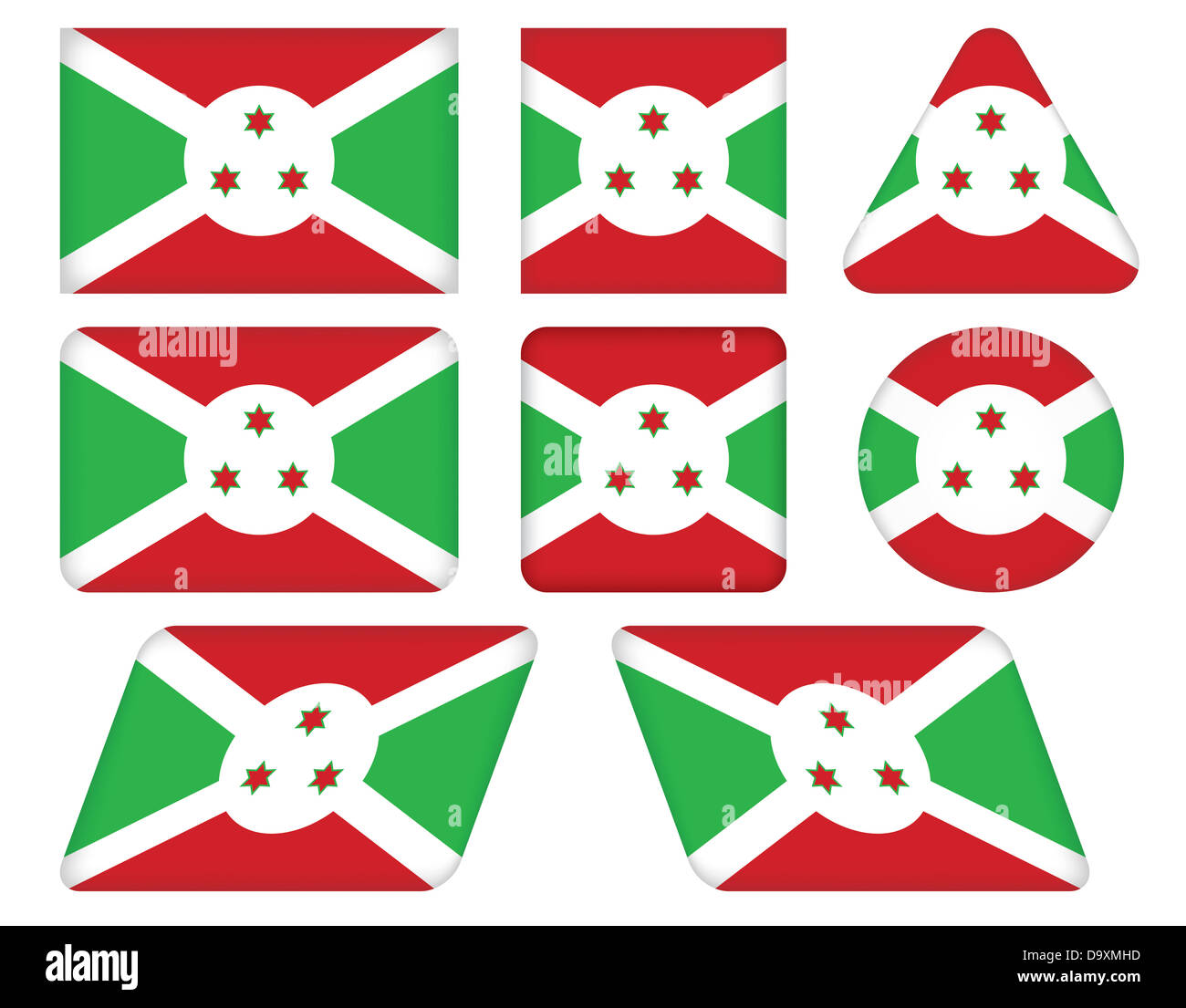 Round flag of burundi hi-res stock photography and images - Alamy